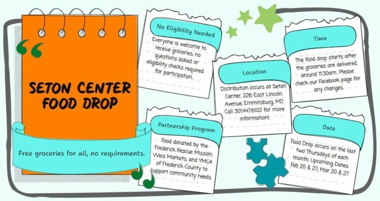 Seton Center Food Drop - Last Two Thursdays of Each Month! - Advocates ...